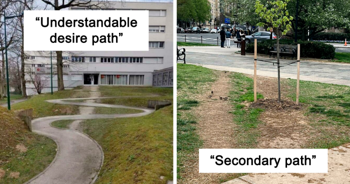 30 Times People Ignored The Designated Paths In The Name Of Convenience (New Pics)