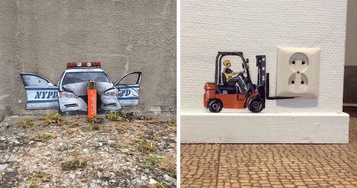 20 Works Of Street Graffiti That Interacts With Its Surroundings By ...