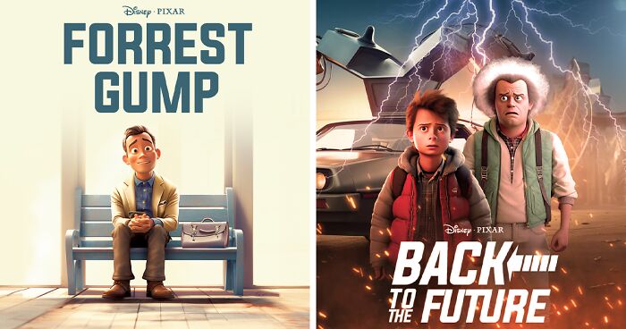 With The Help Of Photoshop And AI, I Reimagined Famous Movies In Disney ...