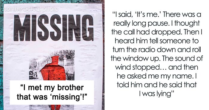 Man Finds Out His Parents Have Been Lying About His ‘Missing’ Brother ...