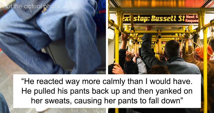 Woman Pantsed Stranger On The Bus To Embarrass Him, Ended Up Being Way More Embarrassed