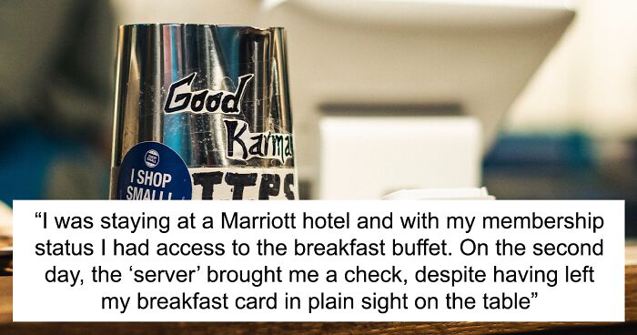 Hotel Guest Got Breakfast At Self-Serve Buffet But Left Worker Visibly ...
