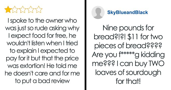 Customer Leaves A Bad Review For Cafe, Its Owner Replies, Revealing The ...