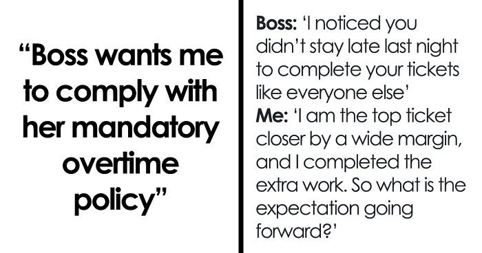 Boss Wants The Most Efficient Employee To Stay Late Like Everyone Else ...
