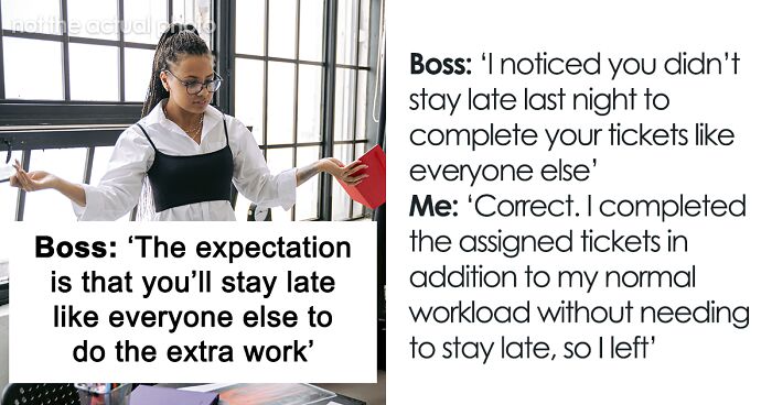 Boss Wants The Most Efficient Employee To Stay Late Like Everyone Else ...