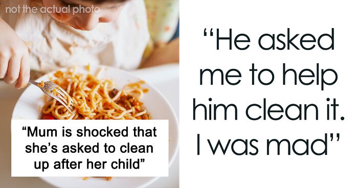 Mom Shocked People Expect Her To Clean Up After Her Baby | Bored Panda