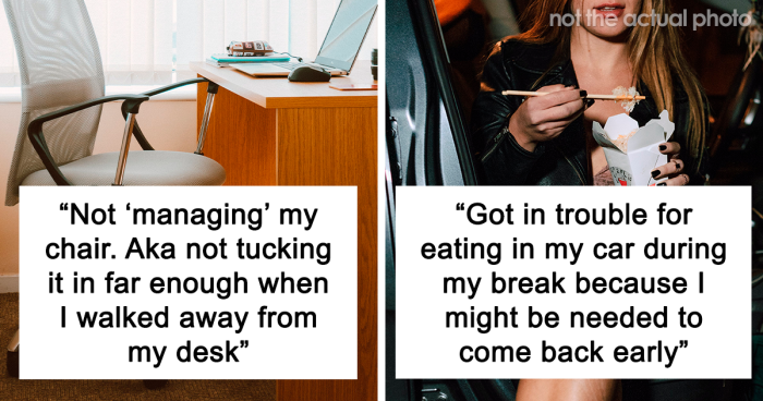 30 People Share The Most Ridiculous Reasons They Got In Trouble At Work