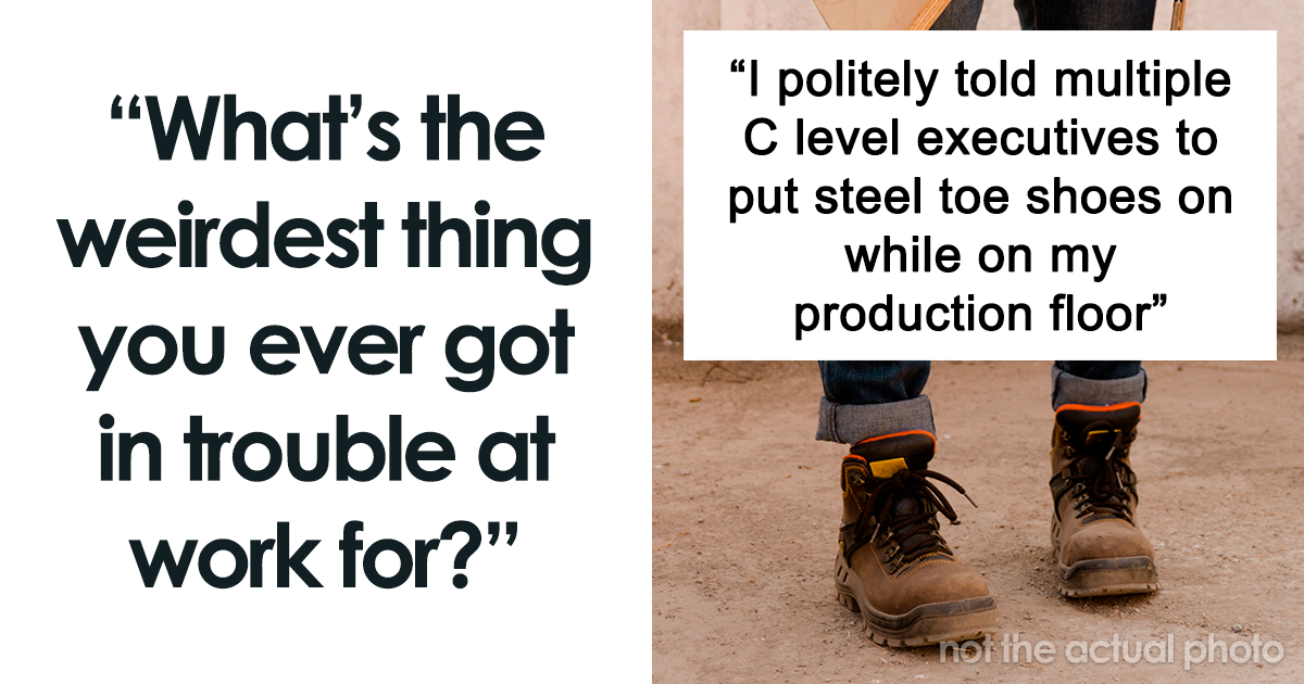 30 People Share The Most Ridiculous Reasons They Got In Trouble At Work ...