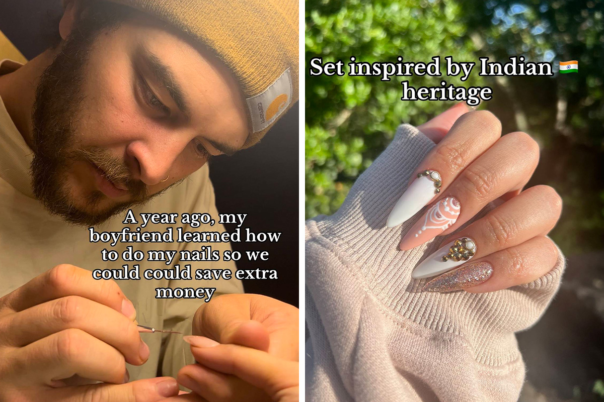 Man Learns Nail Art In A Bid To Save Girlfriend’s Money, Becomes A Pro ...