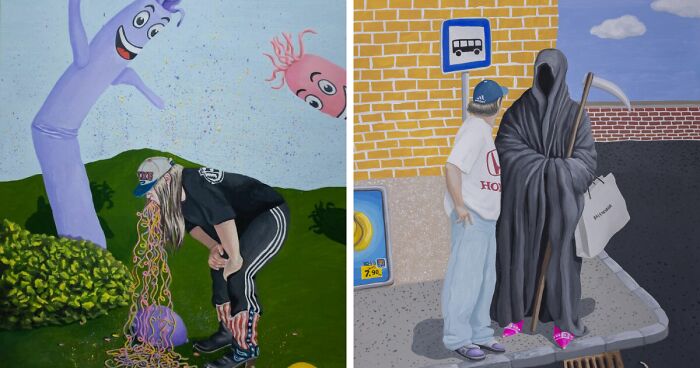 Colorful Nonsense: 40 Paintings Of Everyday Life, Common People, And ...