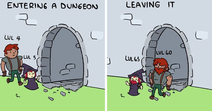 Gamer Humor: 35 Comics About A “Clueless Hero” Created By These Two ...