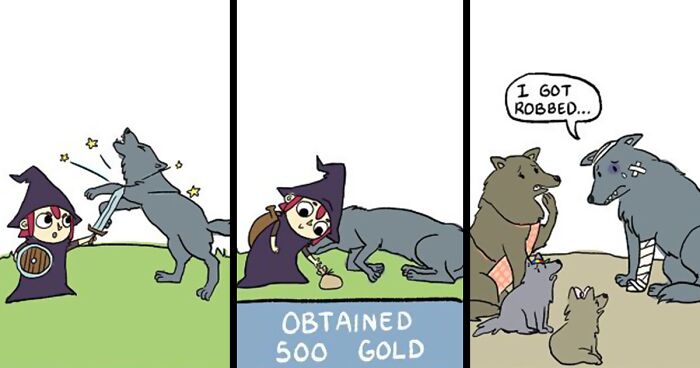 Gamer Humor: 35 Comics About A “Clueless Hero” Created By These Two ...