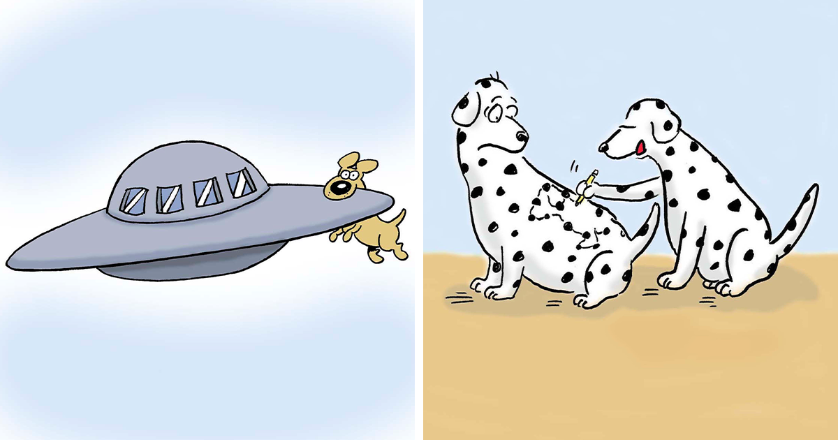 I Created Humorous Single-Panel Dog Comics To Brighten Your Day (30 ...