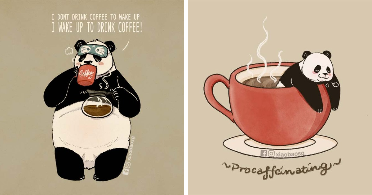 My 19 New Illustrations Of A Middle-Aged Panda That You Might Find Very ...