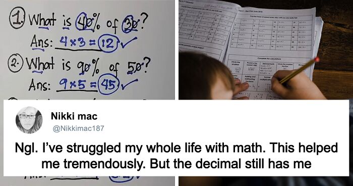 “This Changed My Life”: People React To Math Hack To Easily Calculate Percentages | Bored Panda