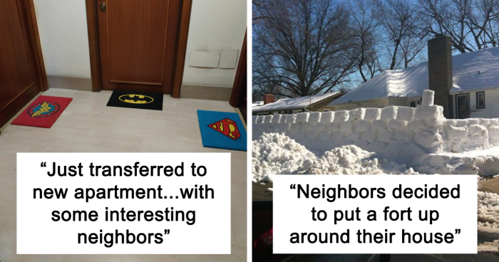 50 People Whose Lives Are Never Boring Because Of Hilarious Neighbors ...