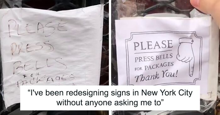 Guy Goes Around NYC Redesigning Fliers For People, Making Them Way More ...