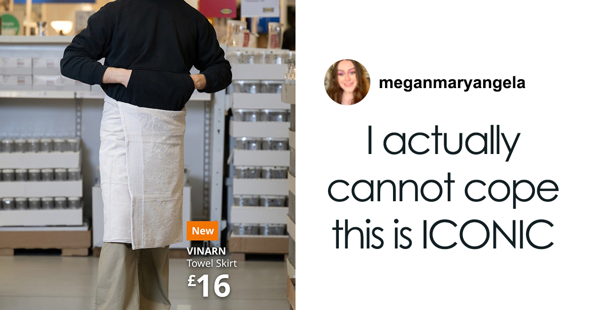 IKEA Shares Hilarious Comeback To Balenciaga’s $925 “Towel Skirt ...