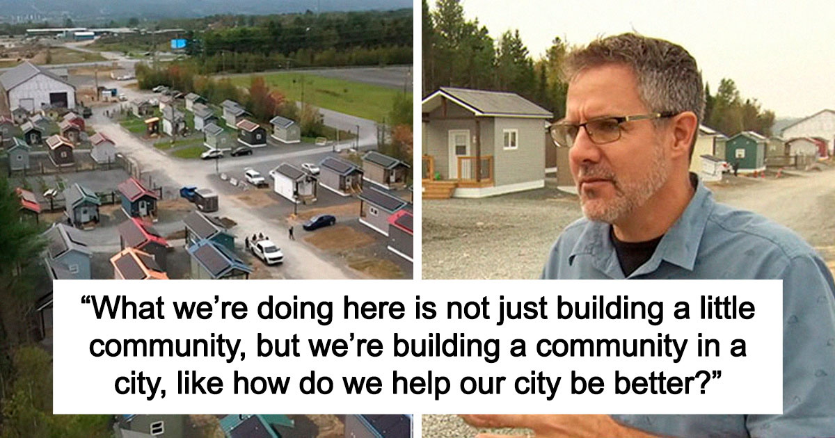 Millionaire Builds 99 “Tiny Homes” In Canada To Reduce Homelessness And ...