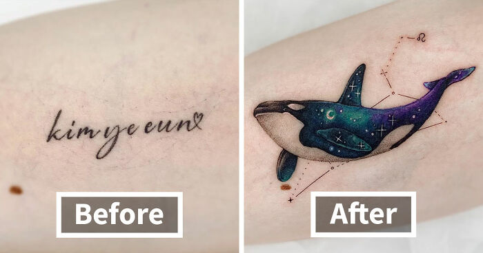 50 Tattoo Regrets That Got A Major Upgrade (New Pics) | Bored Panda