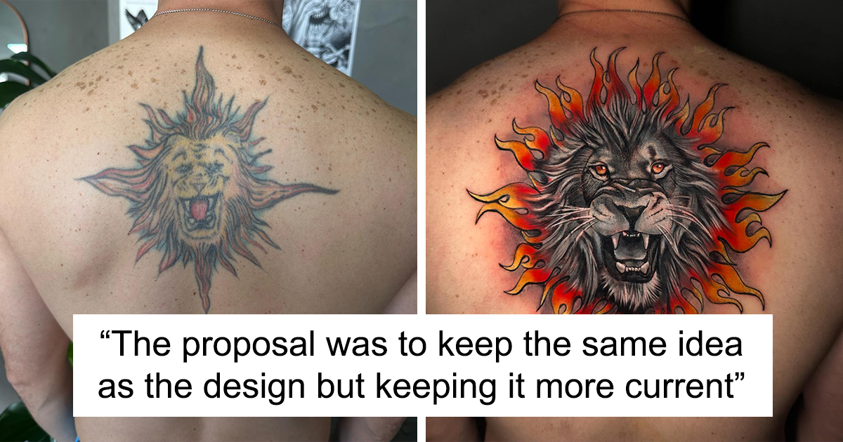50 Tattoo Regrets That Got A Major Upgrade (New Pics) | Bored Panda