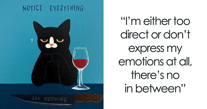 30 Hilarious Illustrations Of A Black Cat With Attitude By This Artist ...