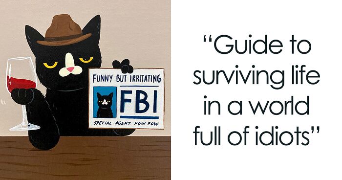 30 Hilarious Illustrations Of A Black Cat With Attitude By This Artist ...