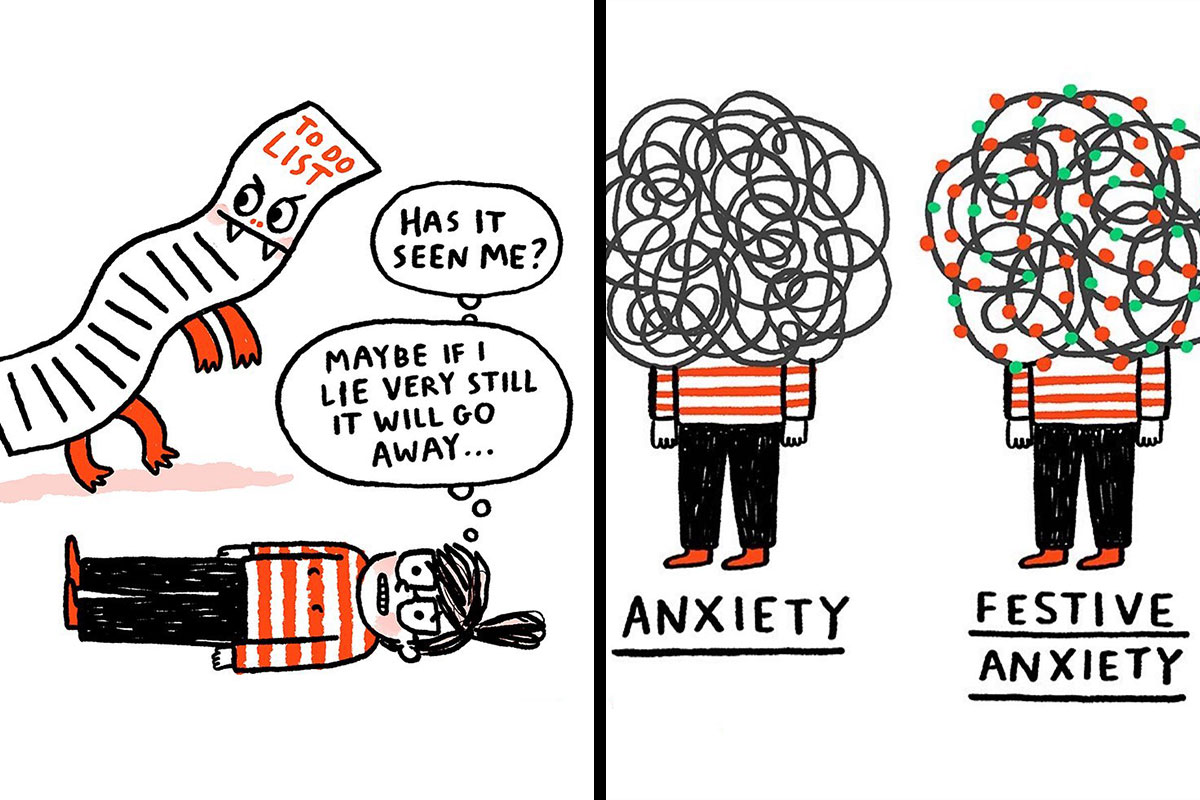 British Artist Shares Her Mental Health Struggles In 30 New Witty ...