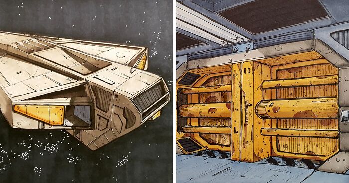 I Am Passionate About Retro-Futurism, Here Are My 30 Sketches Of The ...