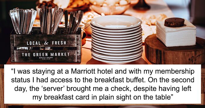 Hotel Guest Got Breakfast At Self-Serve Buffet But Left Worker Visibly ...
