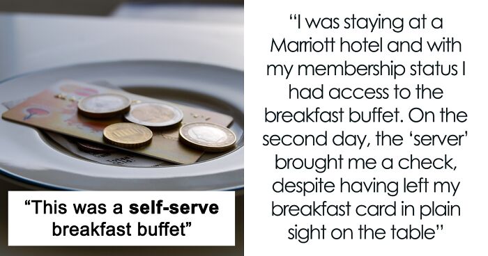 Hotel Guest Got Breakfast At Self-Serve Buffet But Left Worker Visibly ...