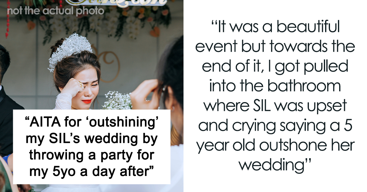 Woman Throws Kid’s B-Day Party A Day After SIL’s Wedding, Sparks Debate ...