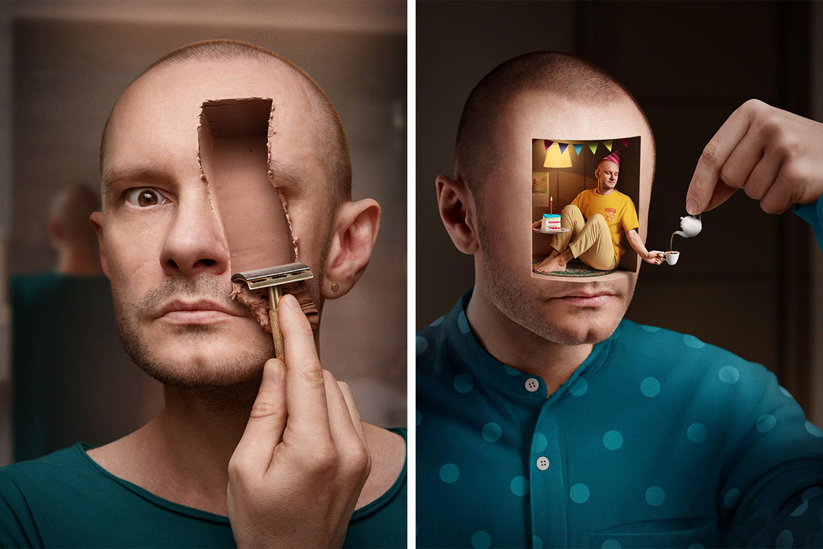 This Artist Uses His Photoshop Skills To Place Himself Into Surreal ...
