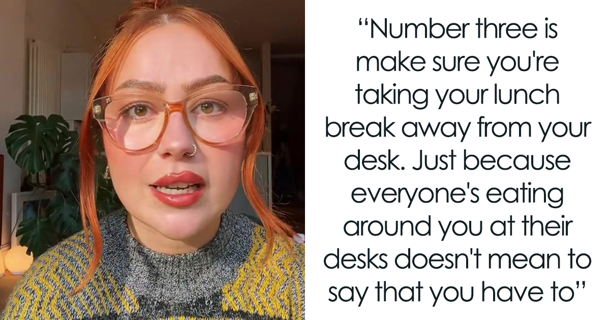 Woman Helps Folks By Sharing Tips On How To Survive The 9-To-5 Workday ...