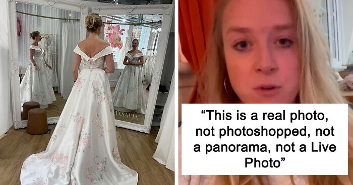 A Woman’s Wedding Dress Shopping Goes Viral As People Notice Something ...