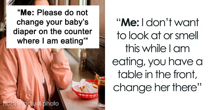 Mom Wants To Treat Restaurant Table As A Diaper Changing Station ...