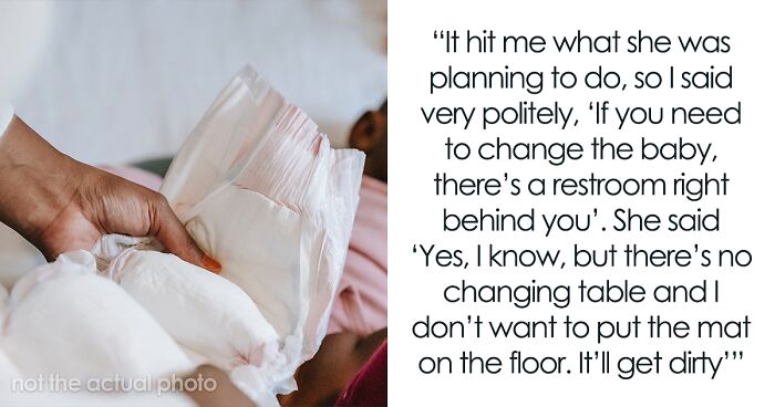 Mom Wants To Treat Restaurant Table As A Diaper Changing Station ...