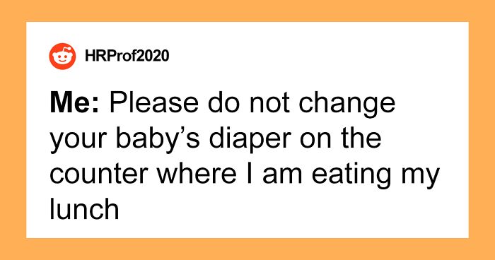 Mom Wants To Treat Restaurant Table As A Diaper Changing Station ...