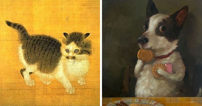 35 Times Animals Were Found In Art Pieces Through History, As Shared In ...