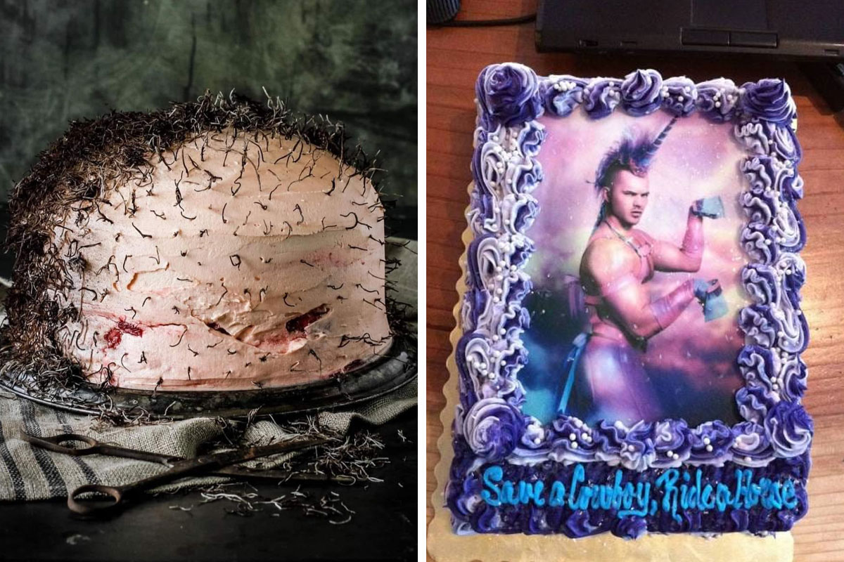 The ‘Cakes With Threatening Auras’ Twitter Page Showcases Some Of The Creepiest Bakes Ever (50 ...