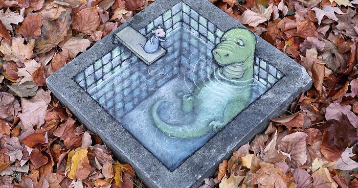 50 Doodled Creatures That Popped Up In Unexpected Places, By David Zinn ...
