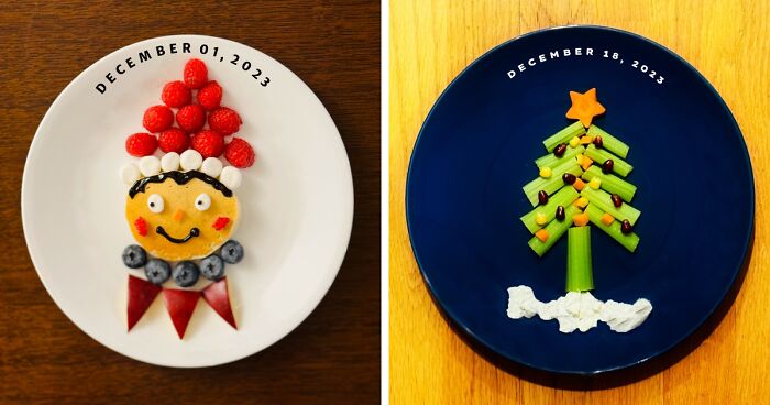 My Christmas-Inspired Edible Food Art (22 Pics) | Bored Panda
