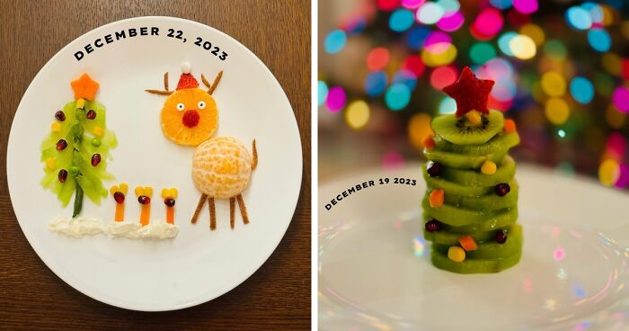 My Christmas-Inspired Edible Food Art (22 Pics) | Bored Panda