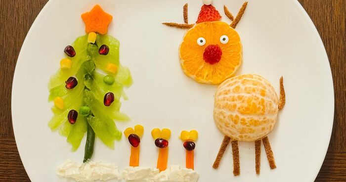 My Christmas-Inspired Edible Food Art (22 Pics) | Bored Panda