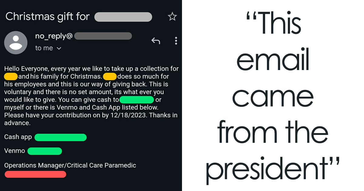 Man Gets An Email From Company President Asking To Fund Owner’s ...