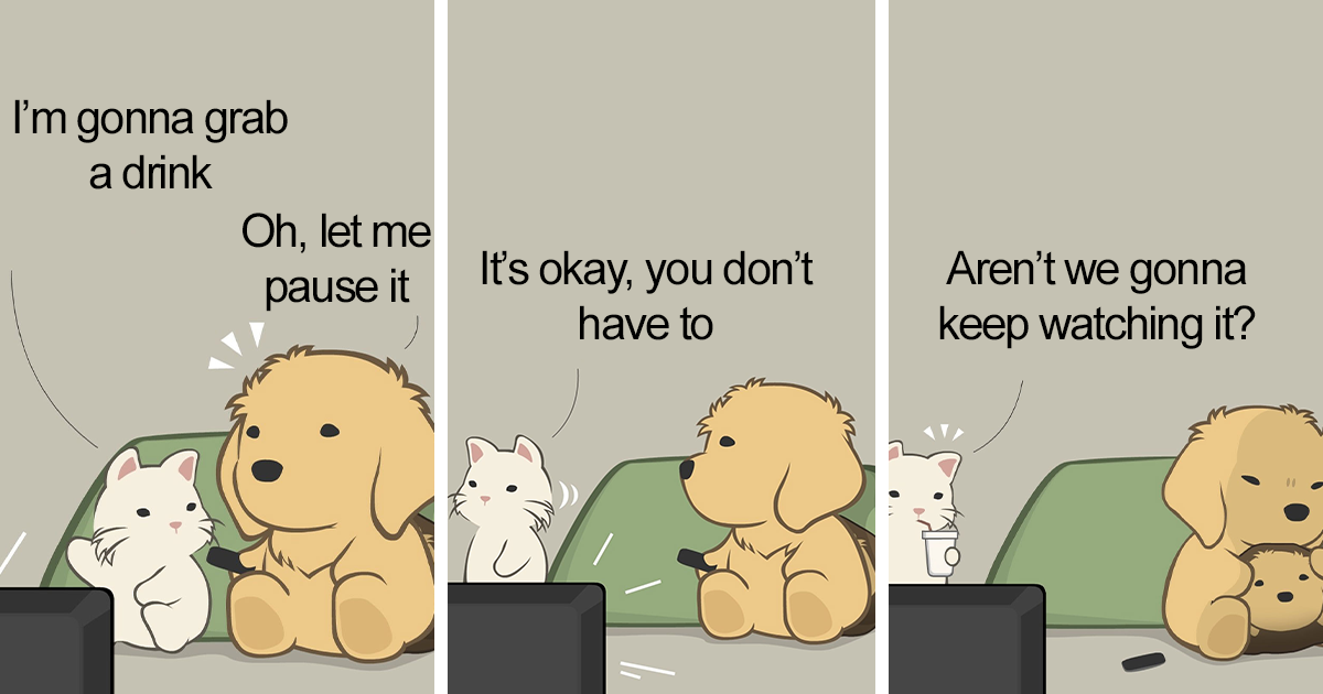 Artist Creates Adorable Animal Comics That Might Bring A Smile To Your ...