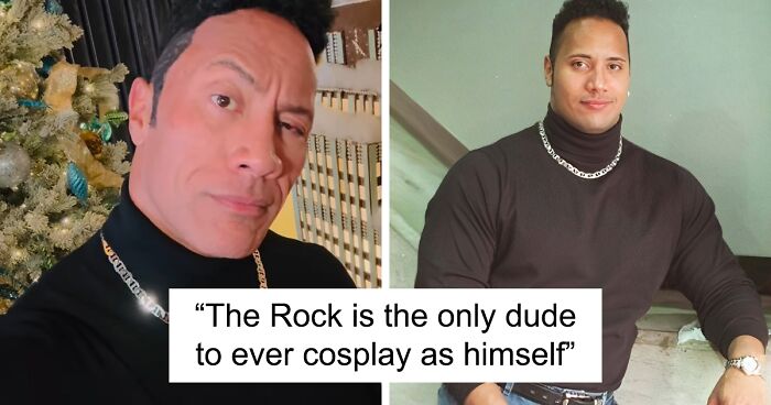 Dwayne Johnson Recreated Viral Meme Of Younger Self For Christmas, And ...