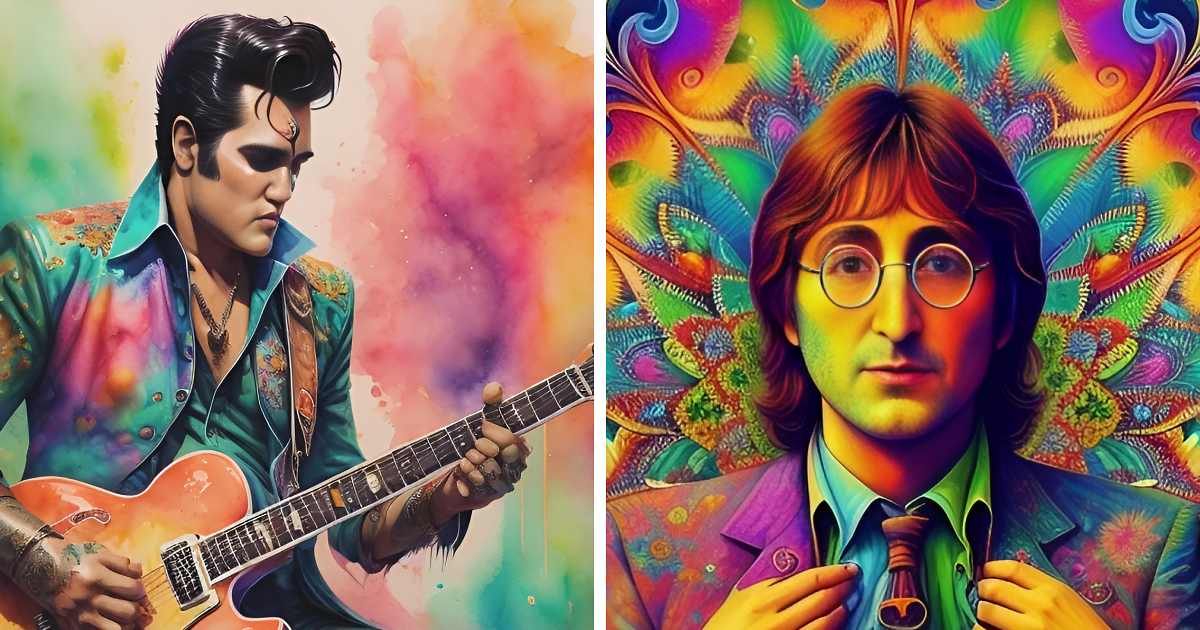 I Created Images Of The Most Famous Musicians Using AI And Different ...