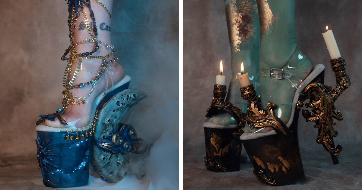 Stepping Into Fantasy: 8 Otherworldly Shoes I Brought To Life | Bored Panda