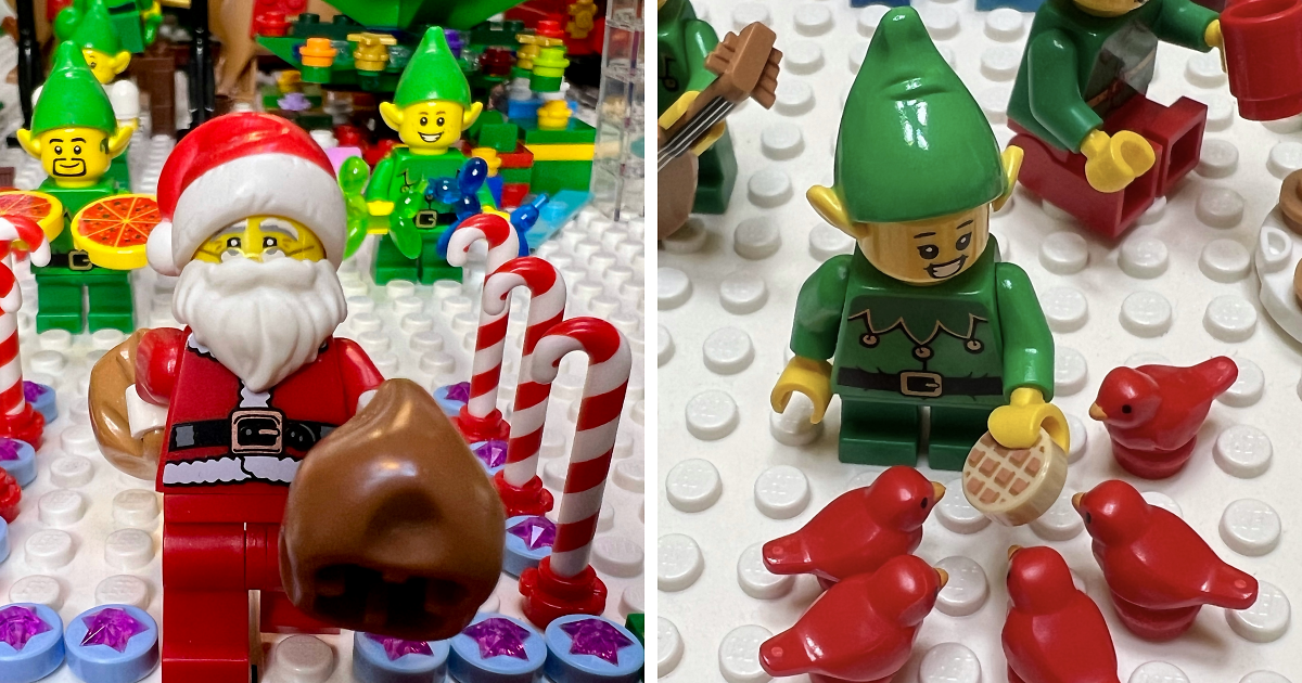 I Built The North Pole Out Of Legos | Bored Panda